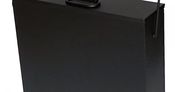 Fireplace Hot Ash Box Storage Box Container Can 15L