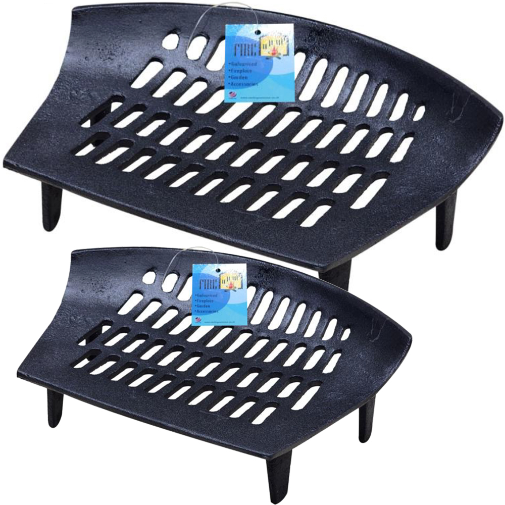 Heavy Duty Cast Iron Coal Fire Grate Basket | Fire Up Up | Lavv Housewares