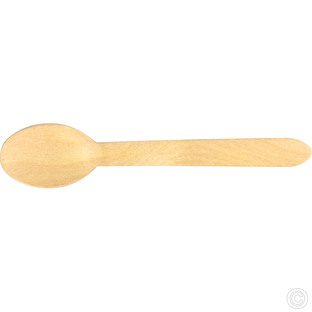 Biodegradable Wooden Spoons 50 pack