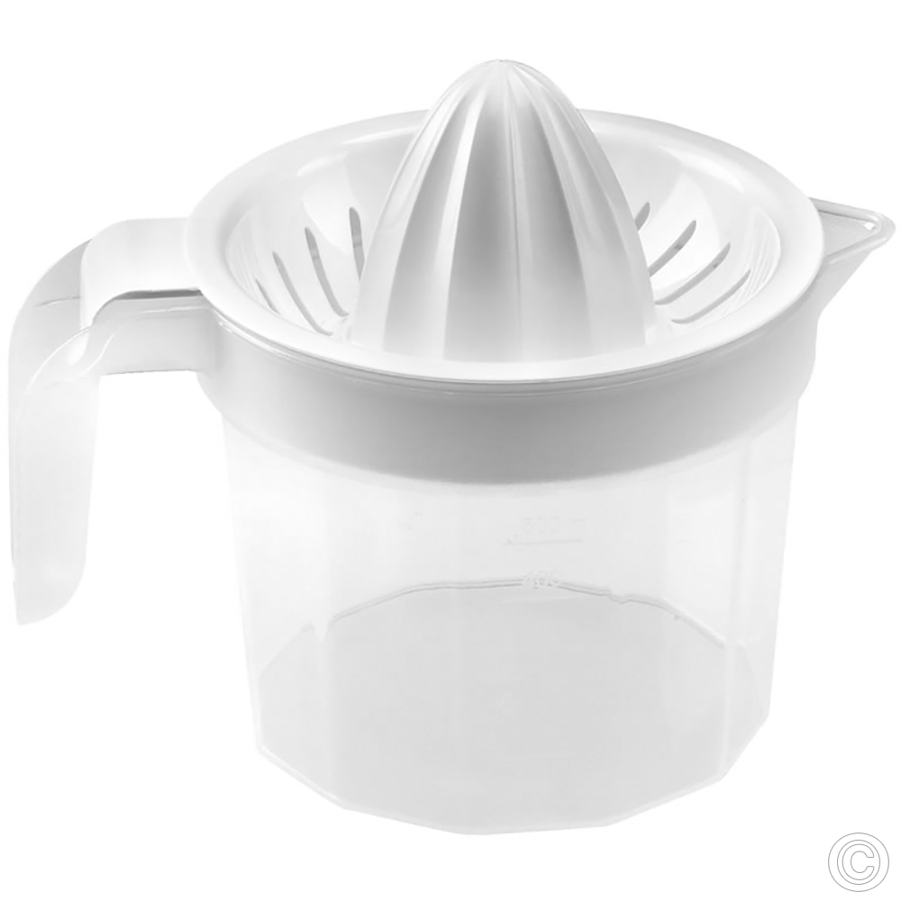 Plastic Squeezer Manual With Measuring Jug 500ml White